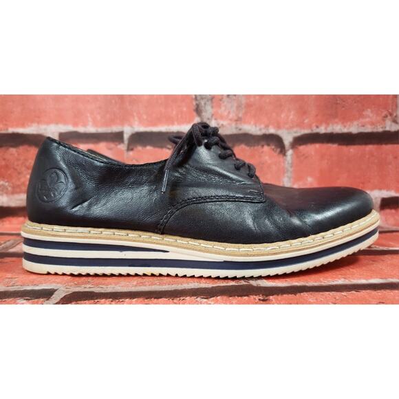 Rieker | Shoes | Rieker Antistress Slip On Shoe Lace Up Sneaker Brown ...